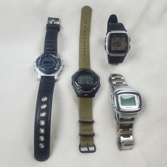 Casio | Accessories | Watch Lot Mens Digital Casio Illuminator W96h ...
